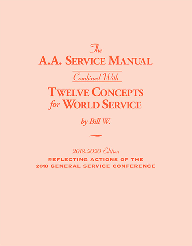 A.A. Service Manual/Twelve Concepts for World Service 2018-2020 – AA ...