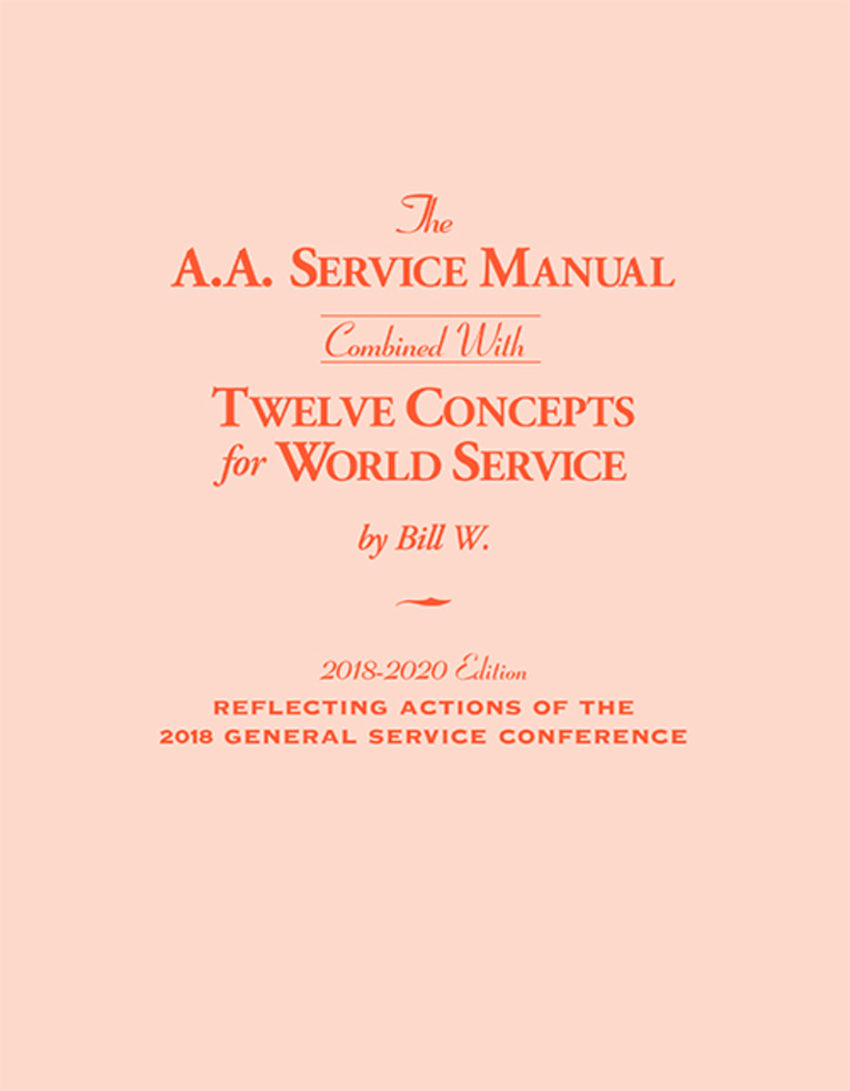 A.A. Service Manual/Twelve Concepts for World Service 2018-2020 – AA ...